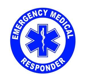 Amazon.com: (3) Emergency Medical Responder funny hard hat / helmet ...