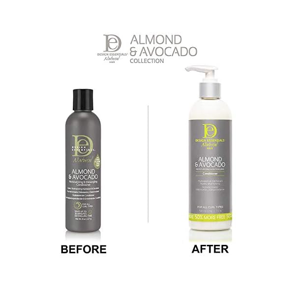 Design Essentials Natural Almond & Avocado Moisturizing & Detangling ...