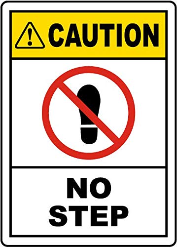 Caution. No Step.Sign Board, Signature Board Water Proof Signature ...