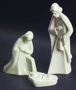 Amazon.com: Mikasa Holy Night Nativity Set - 3 Piece: Home & Kitchen
