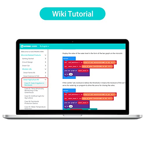 ELECFREAKS microbit Smart Agriculture Kit Micro:bit Sensor Starter Kit ...