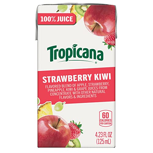 Tropicana 100% Juice Box, Kiwi Strawberry, 4.23oz (Pack of 44) | Pricepulse