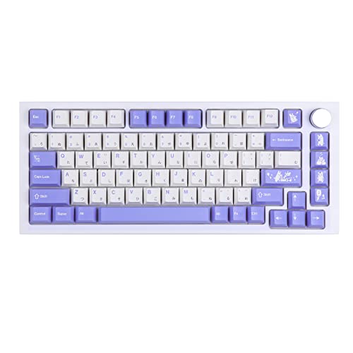 EPOMAKER Bunny 134 Keys Cherry Profile PBT Dye Sublimation Keycaps Set ...