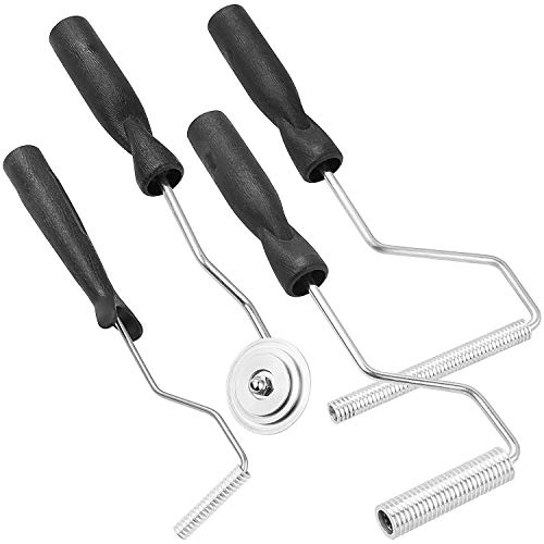 STARVAST Fiberglass Roller Set of 4, Fiberglass Resin Laminating Bubble ...