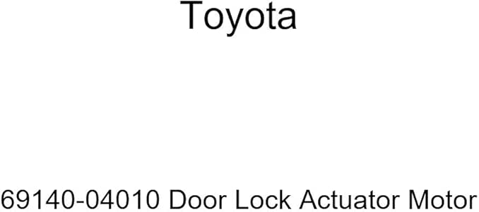 Amazon.com: Toyota 69140-04010 Door Lock Actuator Motor: Automotive