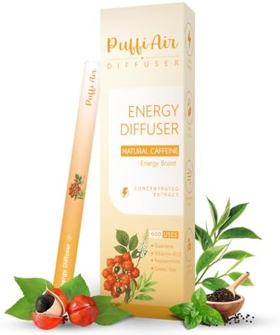 Energy Herbal Diffuser with Guarana Extract, Green Tea Extract ...