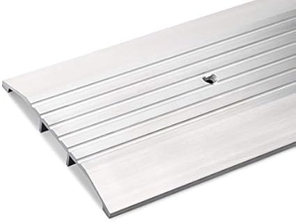 6" Wide x 1/2" High Heavy Duty Fluted Aluminum Threshold (8 FT ...