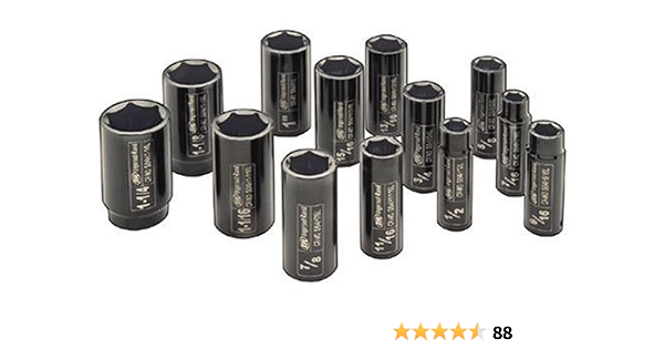 Sockets & Socket Sets Lot of 11 Pit Sockets Hardened Steel Ingersoll ...