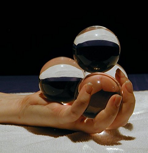 DSJUGGLING Clear Acrylic Contact Juggling Ball - Approx. 2.75" - 70mm ...