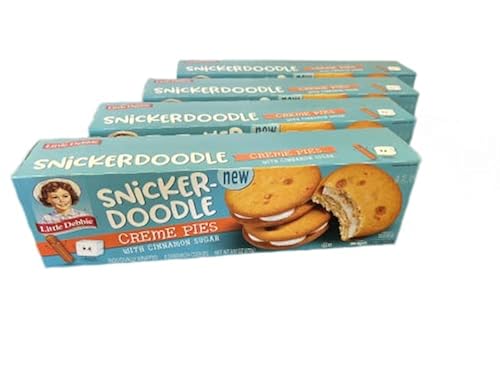 Little Debbie Snickerdoodle Creme Pies with Cinnamon Sugar - Pack of 4 ...