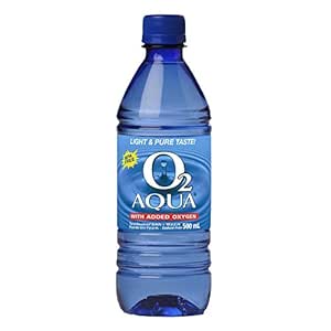 Amazon.com : O2 Aqua Oxygenated Purified Water, 16.9 Fl oz (Pack of 12 ...
