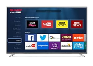 Sharp 43-Inch 4K Ultra HD Smart TV with Freeview HD - Silver: Amazon.co ...