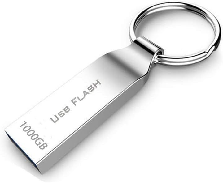 Coousyu - Memoria USB (1 TB, 1000 GB, USB 2.0, resistente al agua ...