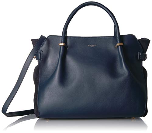 Nina Ricci bags. Nina Ricci Elide Brown Leather Satchel Handbag.