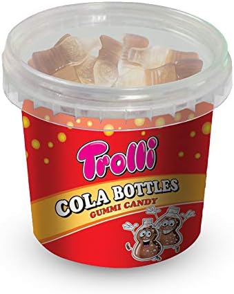 Trolli Cola Bottles Gummy Candy Tub, 175g - Pack of 1 price in Saudi ...