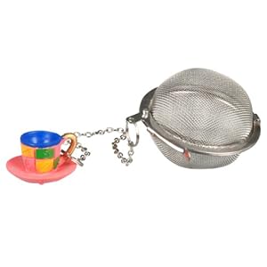 Tea Bag Infuser Metal Mesh Loose Tea Leaf Strainer: Amazon.co.uk ...
