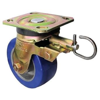 Swivel Plate Caster w/4-Position Directional Lock, 1200lb: Amazon.com ...