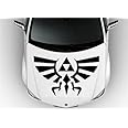 Hood Auto Car Vinyl Decal Stickers Zelda - Hylian Crests Badass Wall ...