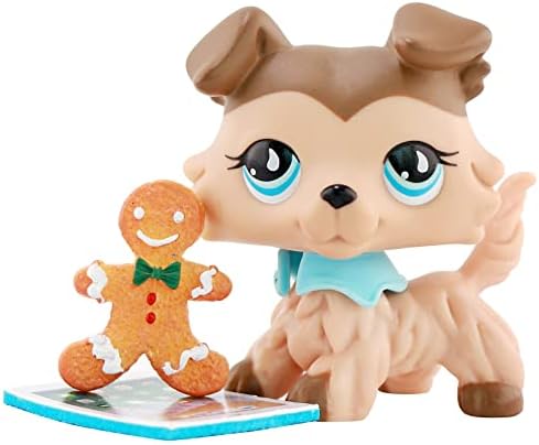 Collectable lps Collie 893, with lps Tan and Brown Body Collie Dog with ...