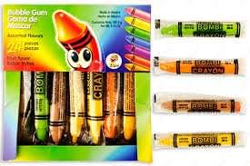 Amazon.com : Bombi Crayon Mexican Chewing Gum 24 individually Sealed ...