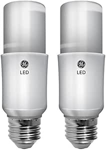 GE Lighting LED Bright Stik 75W Replacement LED Light Bulbs, 2-Pack ...