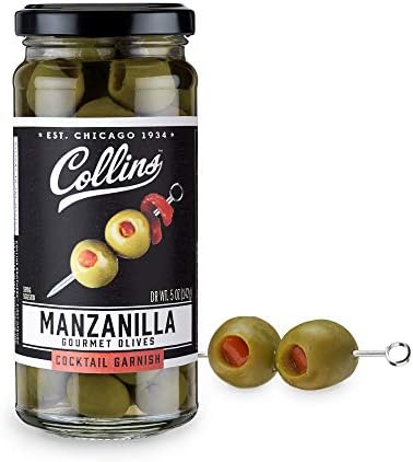Collins Manzanilla Martini Pimento Olives | Popular Garnish for ...