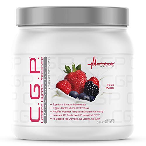 Metabolic Nutrition, CGP, Creatine Glycerol Phosphate, 100% Micronized ...