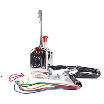 Amazon.com: 12V Universal Street Hot Rod Chrome Turn Signal Switch For ...