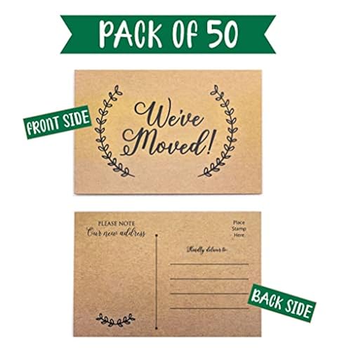 Postcards Moving Announcements Template
