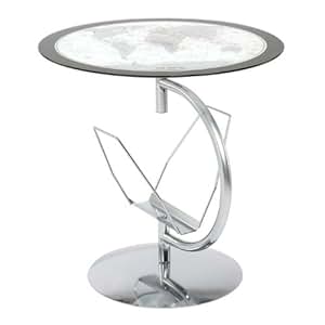 Amazon.com: Powell World Map Printing Magazine Table: Kitchen & Dining