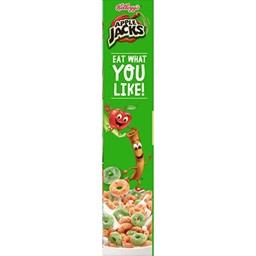 Kellogg's Apple Jacks Breakfast Cereal, 8 Vitamins and Minerals, Kids ...