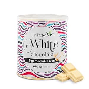 UNIKVEDA White Chocolate Hydrosoluble All Purpose Wax for Fine to ...