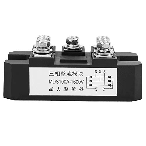 MDS 100A 1600V 5 Terminals 3 Phase Full Diode Module Bridge Rectifier ...