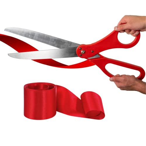 Grand Opening Ribbon Cutting Ceremony Kit 25" Grand Opening Ribbon and ...