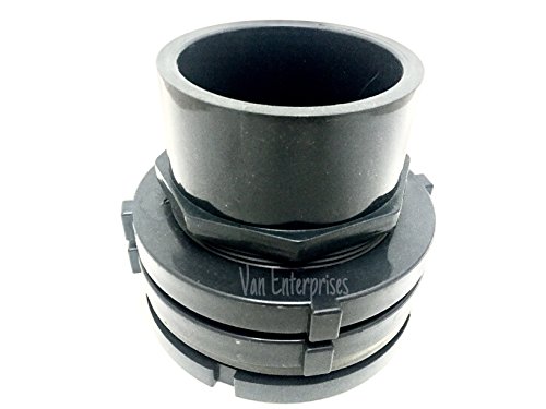 Buy 3" PRO SERIES PVC Bulkhead Tank Fitting Adapter with SLIP SOCKET ...