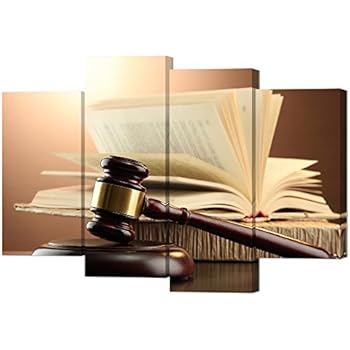 Amazon.com: Hello Artwork Vintage Office Room Decor 3 Pieces Canvas ...