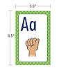 Carson Dellosa Sign Language Posters, ASL Alphabet Learning American ...