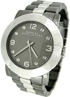 Amazon.com: Marc by Marc Jacobs Two-Tone Stainless Steel Watch/Gunmetal ...