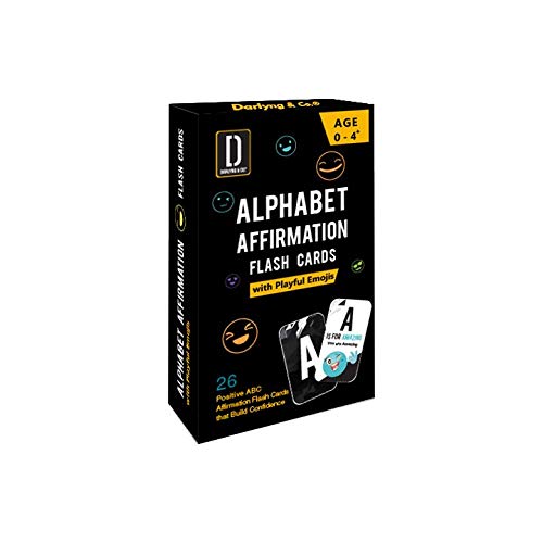 Buy Darlyng & Co.'s Modern Alphabet Affirmation Flash Cards for Kids ...