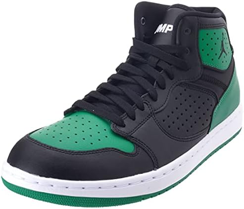 Nike JORDAN ACCESS Sneaker For Men, Black (BLACK/BLACK-ALOE VERDE-WHITE ...