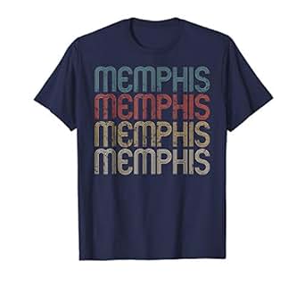 Amazon.com: Memphis T-Shirt, Retro City Gift: Clothing