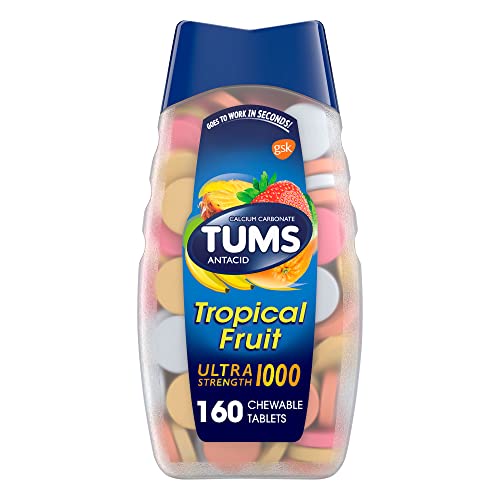 Tums Ultra strength assorted tropical fruit antacid chewable tablets ...