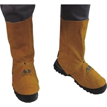 AllyProtect Flame Retardant Leather Welding Spats/Shoe Protector/Boots ...