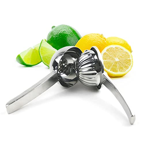 Premium Lemon Squeezer, Heavy Duty Stainless Steel Citrus Juicer ...