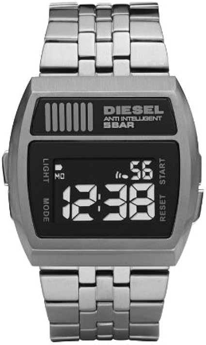 Diesel Men's Digital Watch Dz7202 with Black Stainless Steel Strap ...