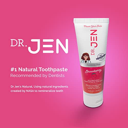 Dr Jen Fluoride Free, Children’s Remineralizing Toothpaste, Safe-to ...
