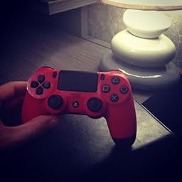 Manette PS4 Dual Shock 4 - rouge: Sony: Amazon.fr: Jeux vidéo