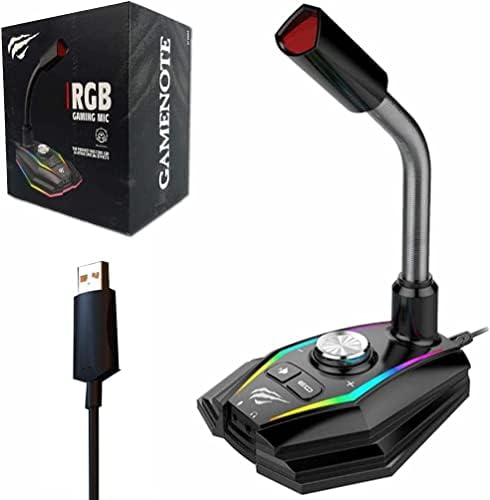 سعر Havit GK56 Gaming Microphone - USB Plug & Play Compact Design with Adjustable Neck - Unique ...