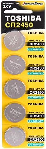 Toshiba, 3V Lithium Coin Cell Battery, Pack of 5, CR2450 price in Saudi Arabia | Amazon Saudi ...