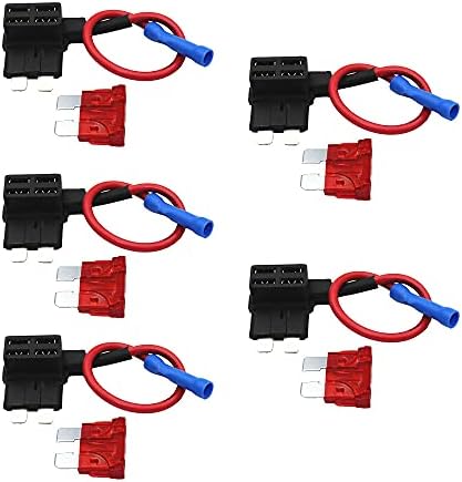 5PCS 12V MINI SMALL MEDIUM Size Car Fuse Holder Add-a-circuit TAP ...